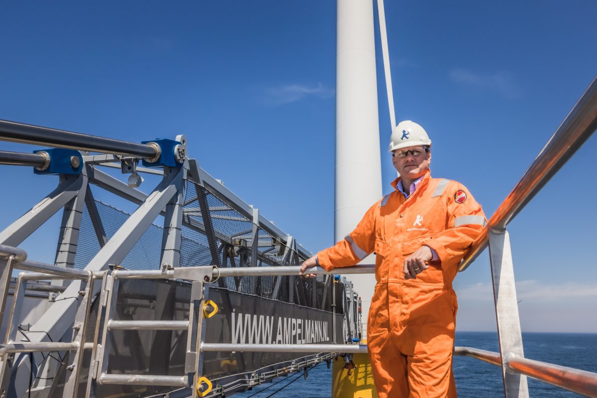 Ampelmann: Safe access to offshore structures - TU Delft Campus